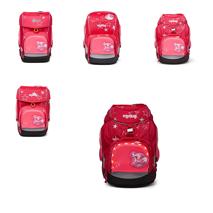 Ergobag LED Zip Set pink, pack, cubo, cubo light | schulranzen.net