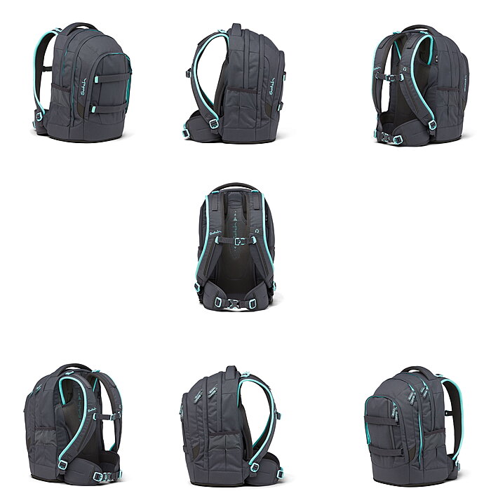 Satch Pack Mint Phantom Update Schulrucksack Set 3tlg | schulranzen.net