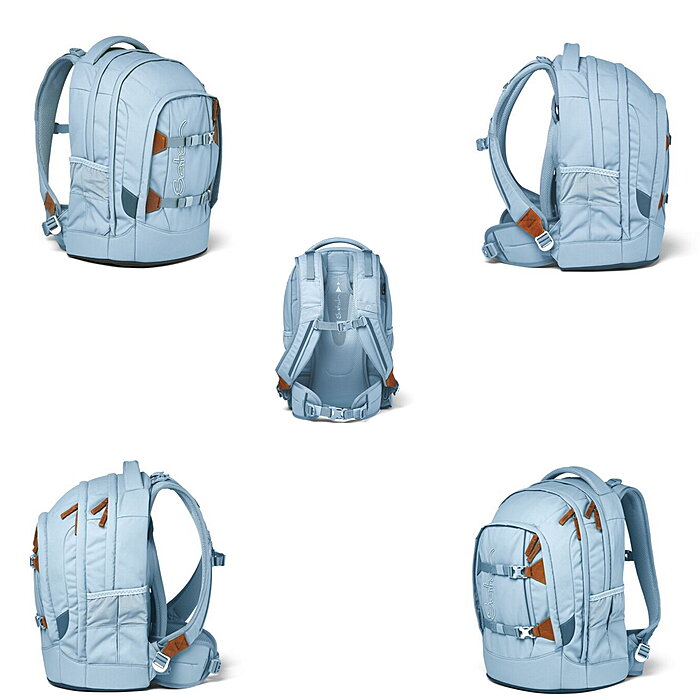 Satch Pack Nordic Ice Blue 4tlg Schulrucksack-Set | schulranzen.net