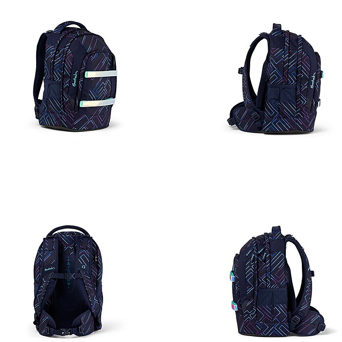 Satch Pack Purple Laser 5tlg Schulrucksack-Set | schulranzen.net
