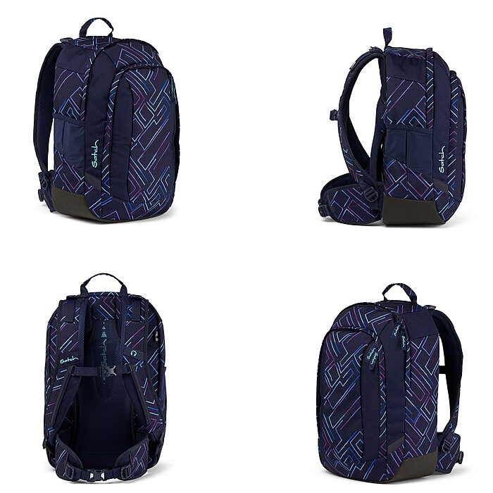 Satch Air Purple Laser Rucksack | schulranzen.net