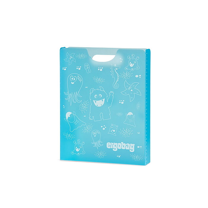 Ergobag Heftebox Monster Petrol | schulranzen.net