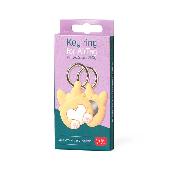 Legami Key Ring for Airtag Corgi | schulranzen.net
