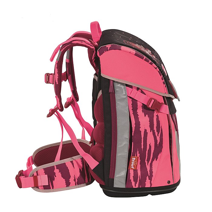 Scout Schulrucksack Sunny Pink Dino, für die Grundschule | schulranzen.net