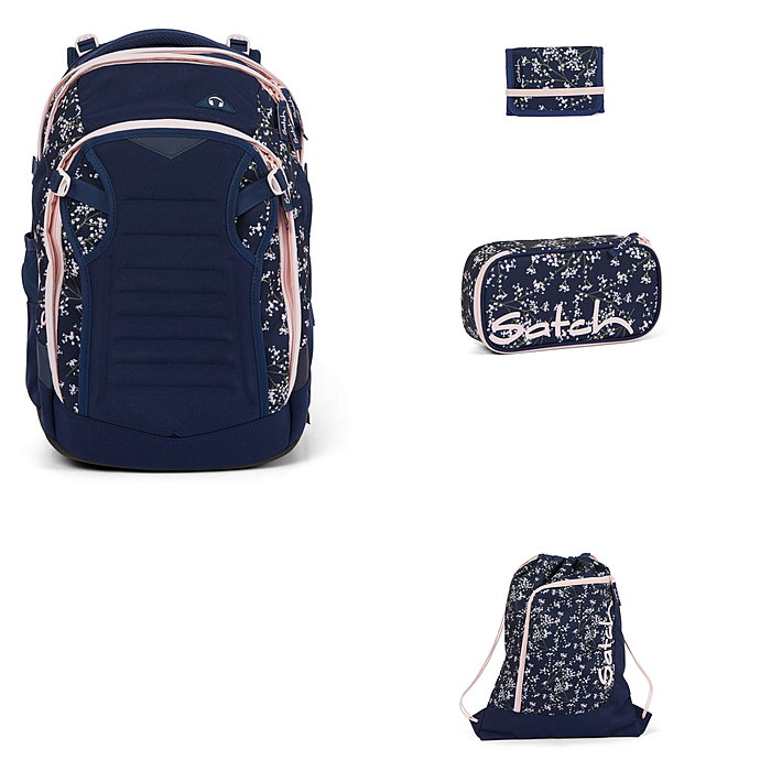 Satch Match Bloomy Breeze 4tlg Schulrucksack-Set | schulranzen.net