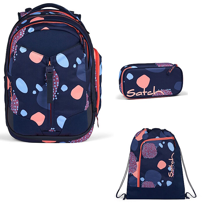 Satch Match Coral Reef 3tlg Schulrucksack-Set | schulranzen.net