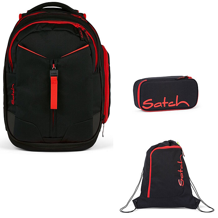 Satch Match Fire P 2024 3tlg Schulrucksack-Set Schulrucksack-Set ...