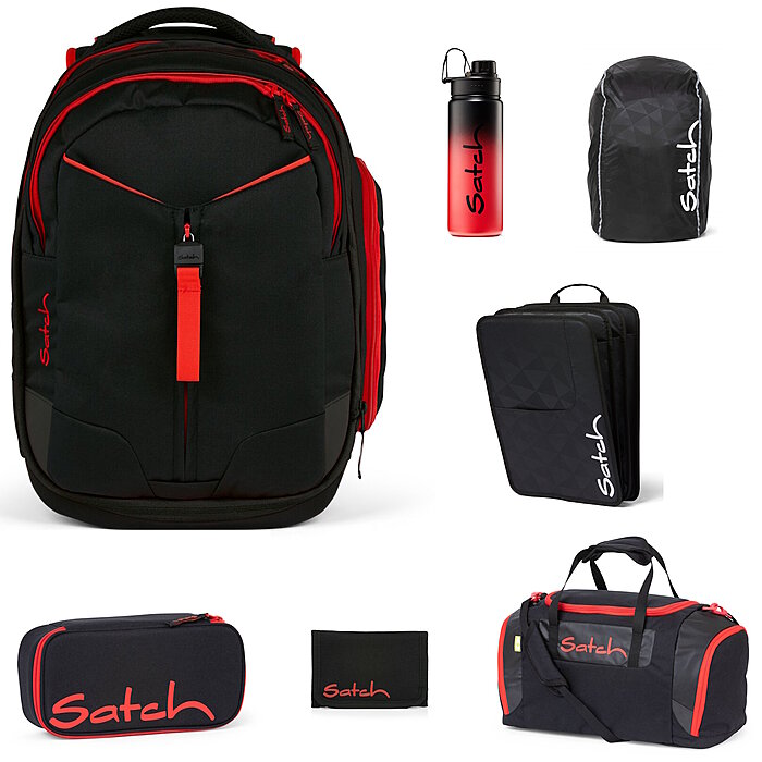 Satch Match Fire P 2024 7tlg Schulrucksack-Set Schulrucksack-Set ...