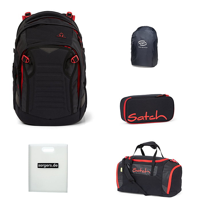 Satch Match Fire Phantom 5tlg Schulrucksack-Set | schulranzen.net