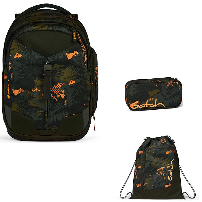 Satch Match Jurasic 2024 3tlg Schulrucksack-Set | schulranzen.net
