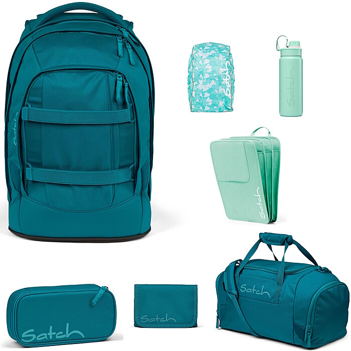 Satch Pack Deep Petrol 7tlg Schulrucksack-Set | schulranzen.net