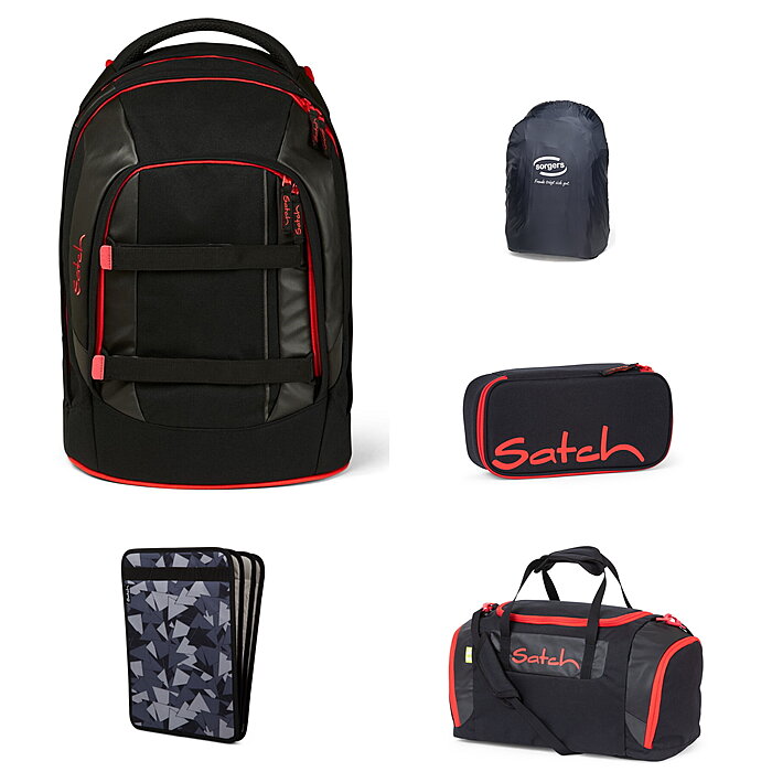 Satch Pack Fire Phantom Update 5 tlg. Set | schulranzen.net
