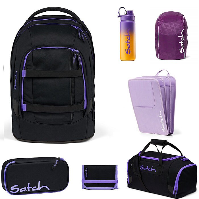 Satch Pack Purple Phantom 7tlg Schulrucksack-Set | schulranzen.net