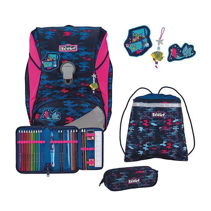 Scout Alpha Magic Sea Schulrucksack-Set | schulranzen.net