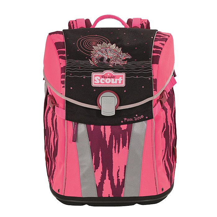 Scout Schulrucksack Sunny Pink Dino, für die Grundschule | schulranzen.net