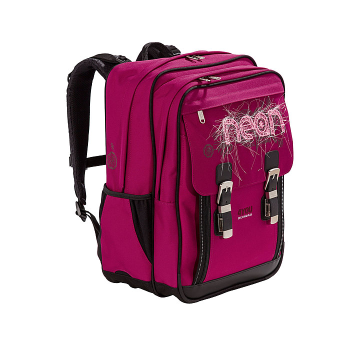 4YOU Schulrucksack Classic Plus Neon 233, Mädchen | schulranzen.net