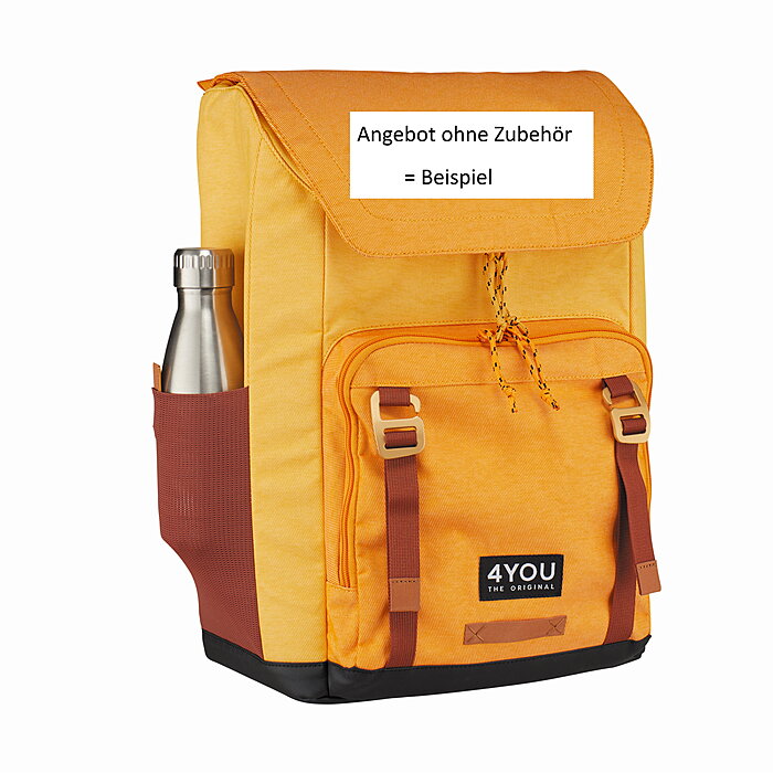 4YOU Bees Rucksack orange | schulranzen.net