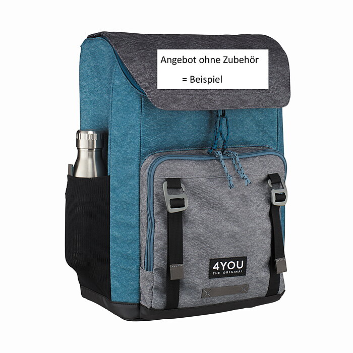 4YOU Streets Rucksack grau | schulranzen.net
